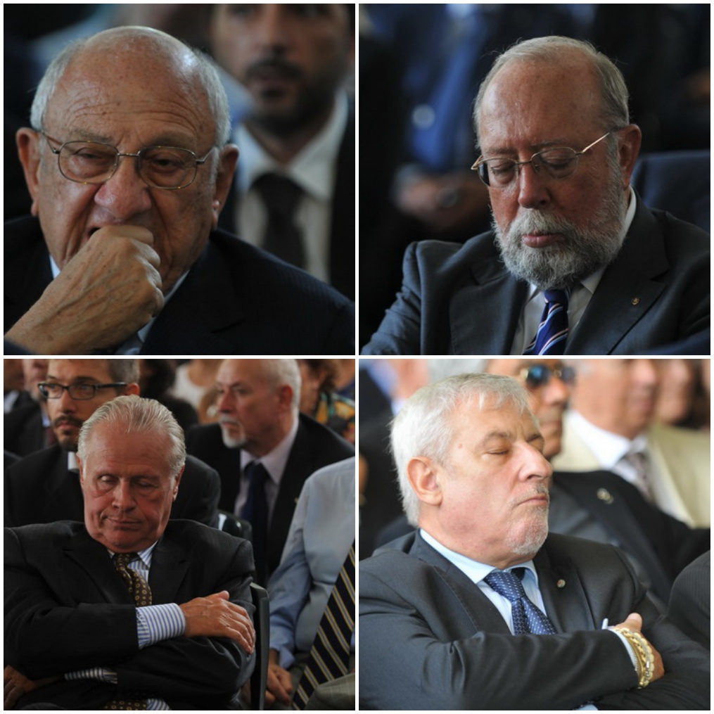 Tutti i pisolini dei massoni del Grande Oriente d'Italia. Foto di Pizzi ...