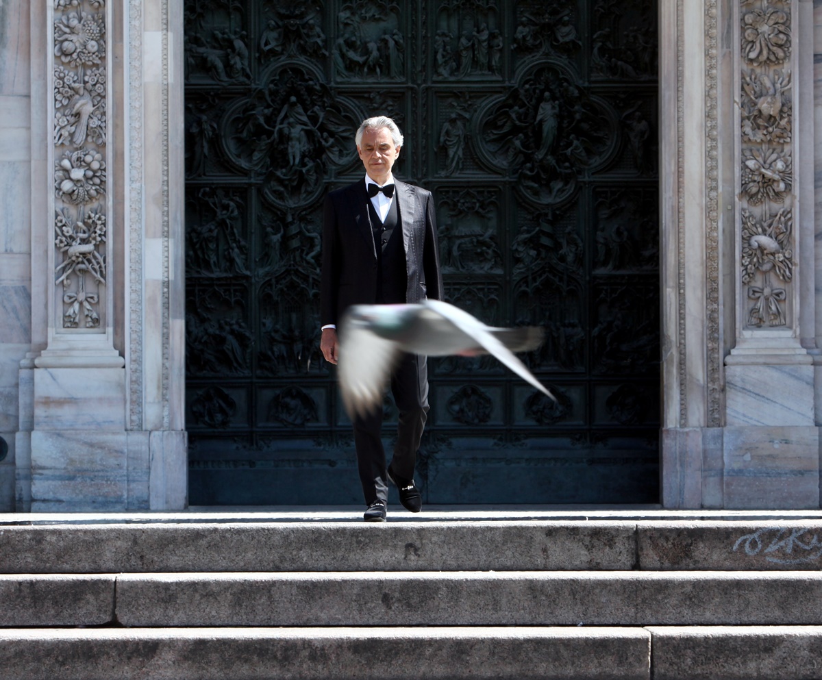Il concerto di Andrea Bocelli al Duomo di Milano. Le foto delle prove ...
