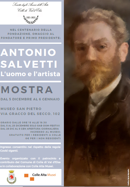 Antonio Salvetti, l’uomo e l’artista. La mostra in Val d'Elsa ...