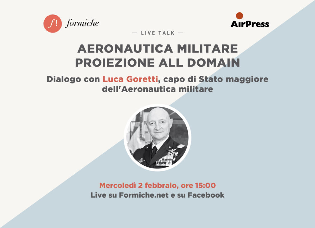 Aeronautica militare, proiezione All domain. Dialogo con Luca Goretti