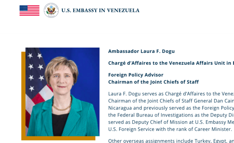 Chi è Laura F. Dogu, l’incaricata di affari di Trump per il Venezuela ...
